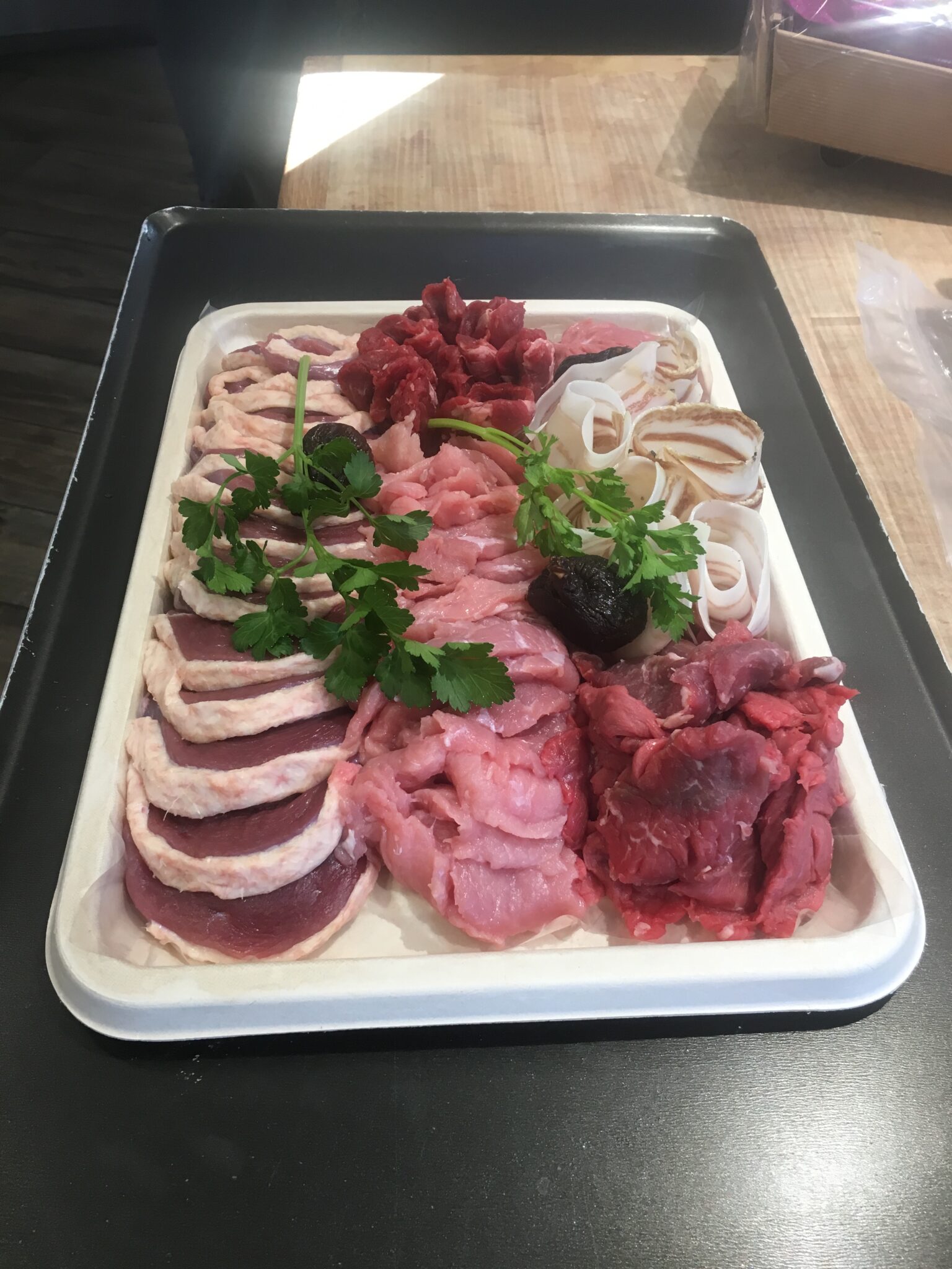 Plateau pierrade 3 à 4 personnes - Maison Maillard